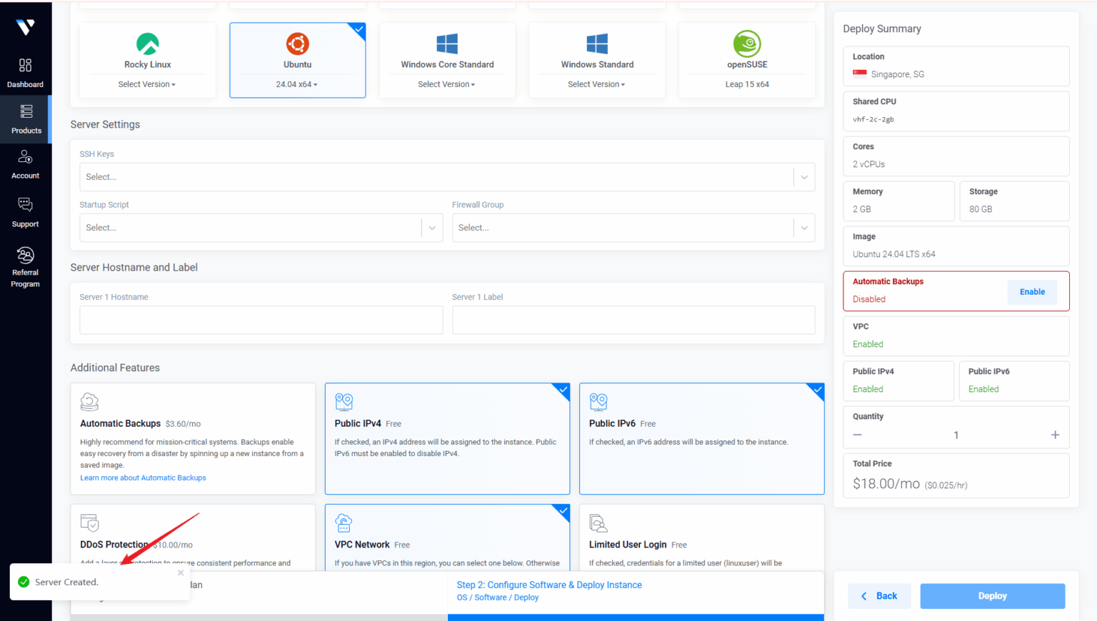 Vultr VPS 注册与购买完整教程（免费300美元体验金 + 支付宝付款图文指南） — 腾腾博客